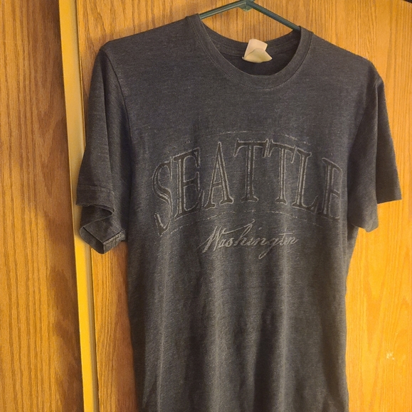 Shirts | New Agenda By Perrin Seattle Washington Shirt Faded Blue ...